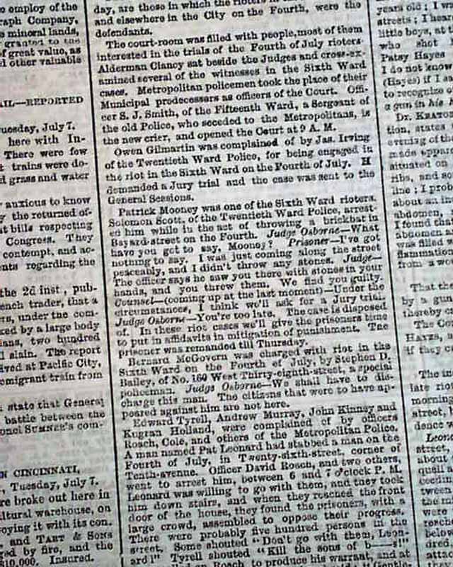 Dead Rabbits Riot... - RareNewspapers.com