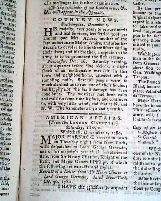 Intercepted letters... Rare letter from Alexander Hamilton ...