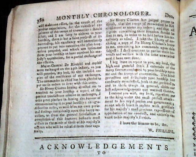 Intercepted letters... Rare letter from Alexander Hamilton ...