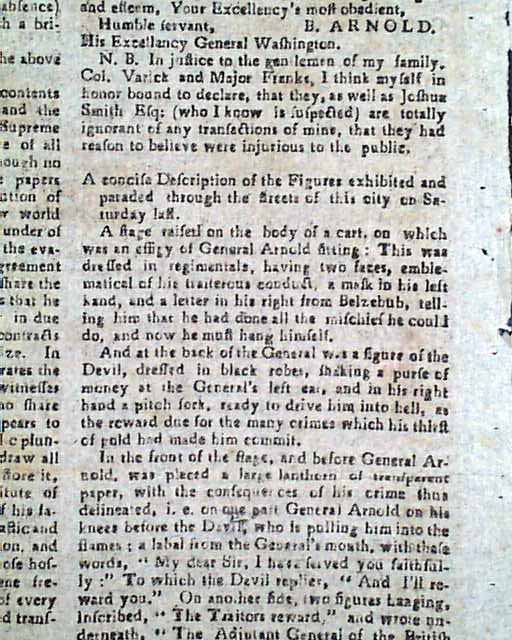 Terrific account of the Benedict Arnold treason plot ...