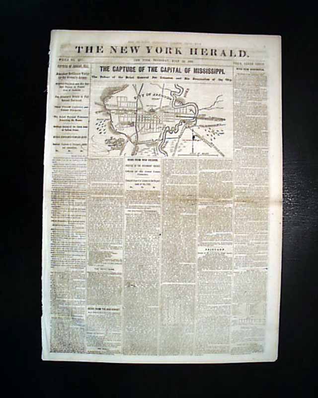 Early Baseball Front page report during the Civil War... war report ...