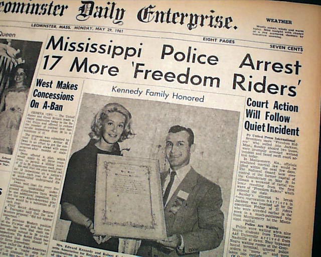 1961 Freedom Riders... Montgomery, Alabama.... - RareNewspapers.com