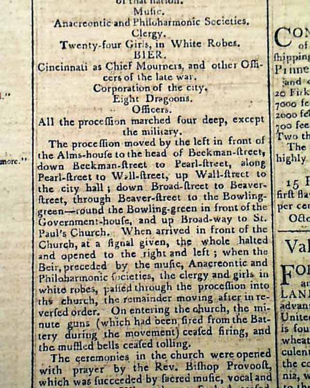 Death of President George Washington... - RareNewspapers.com