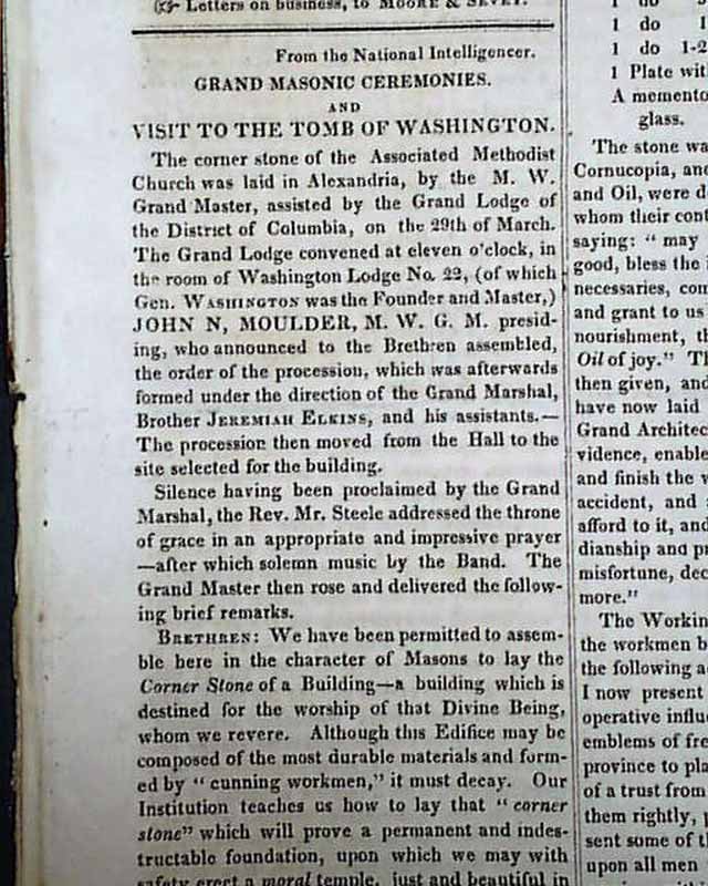 A newspaper by & for the Masons... - RareNewspapers.com