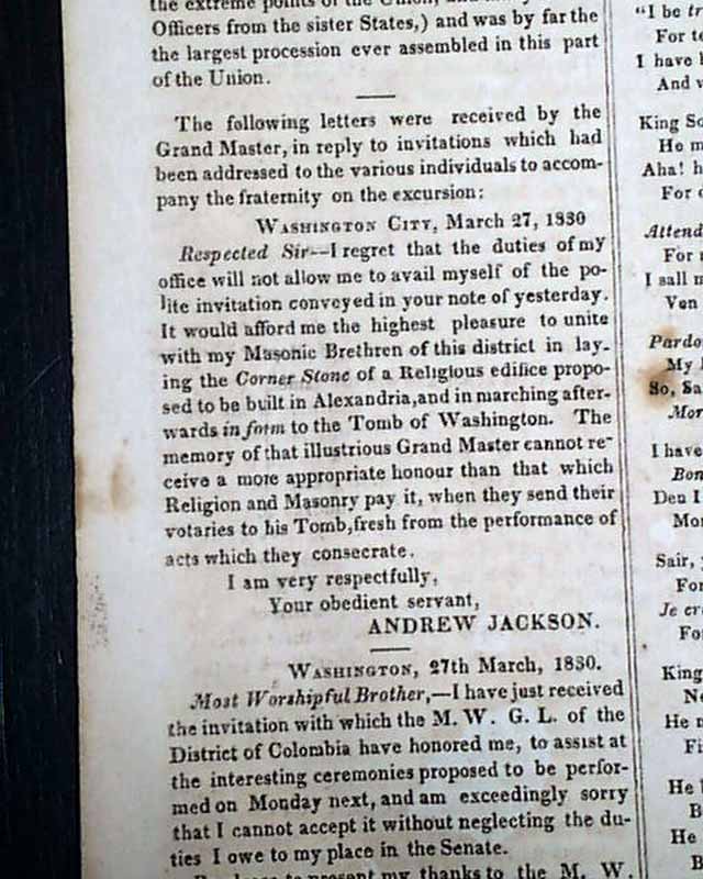 A newspaper by & for the Masons... - RareNewspapers.com