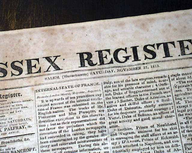 Great recruitment ad for the War of 1812... - RareNewspapers.com