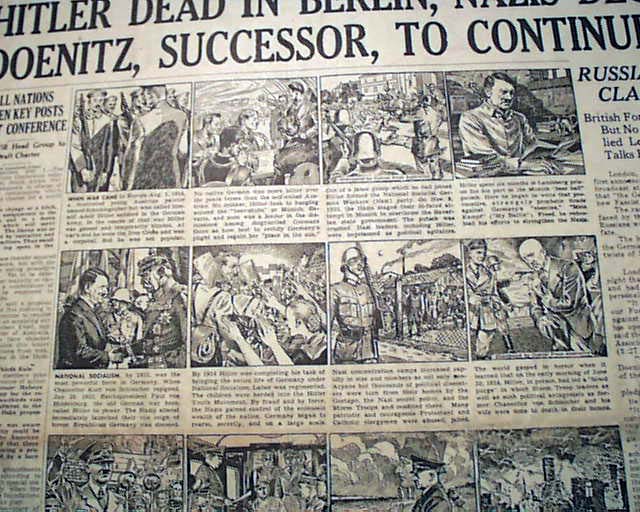 Hitler dead in Berlin, Nazis declare... - RareNewspapers.com