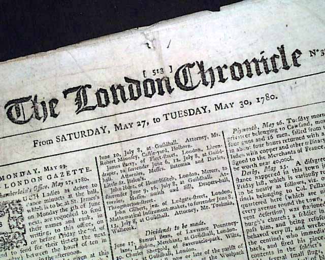 1780 Revolutionary War Era - RareNewspapers.com
