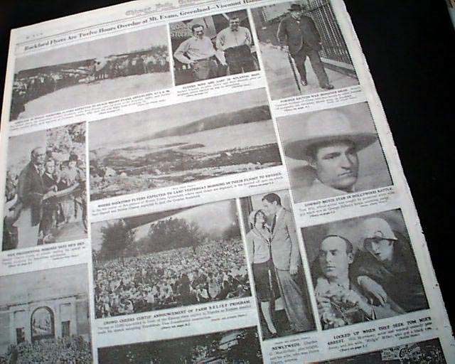 1928 Great Rockford airplane... Bert Hassell... - RareNewspapers.com