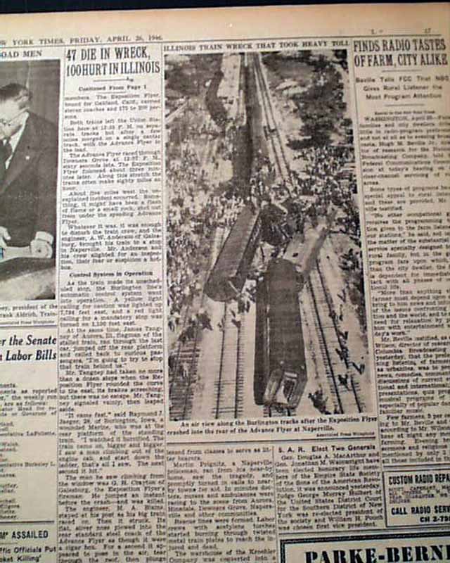 Exposition Flyer train crash... - RareNewspapers.com