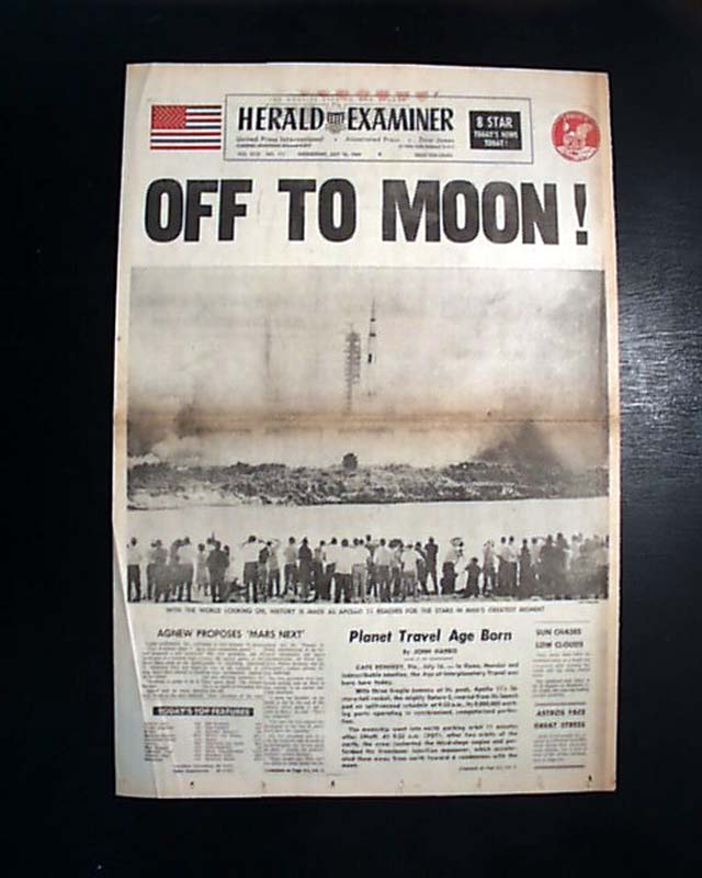Apollo 11 takeoff... Neil Armstrong... - RareNewspapers.com