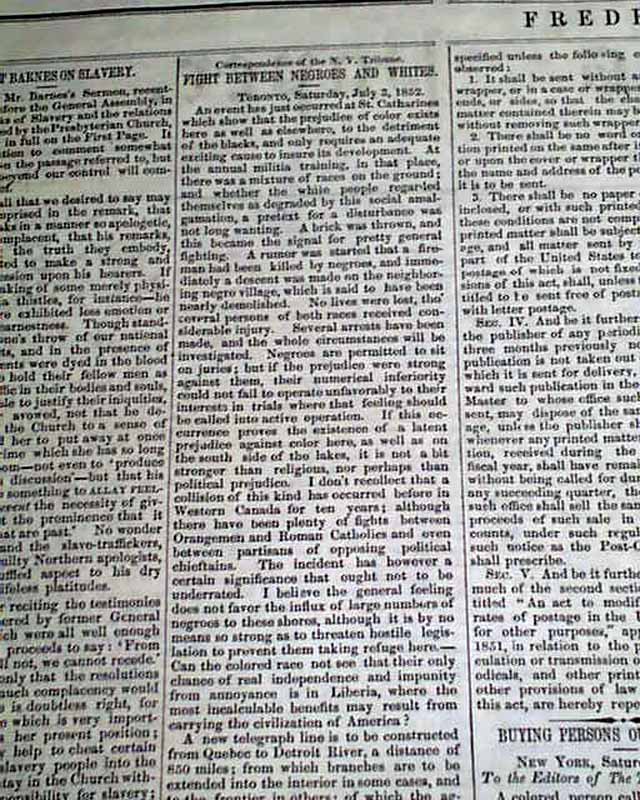 "The North Star" becomes "Frederick Douglass' Paper ...