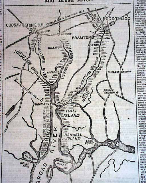 1862 Civil War Map - Galveston Texas..... - RareNewspapers.com