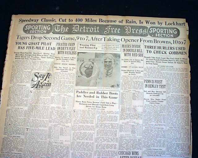 Frank Lockhart wins Indianapolis 500 in 1926... - RareNewspapers.com