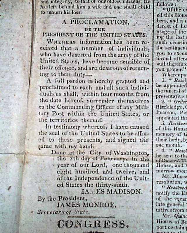 President offers pardon for military deserters... - RareNewspapers.com