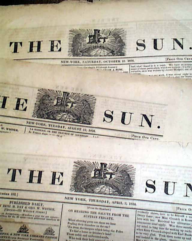 Three issues of a ground-breaking newspaper... - RareNewspapers.com