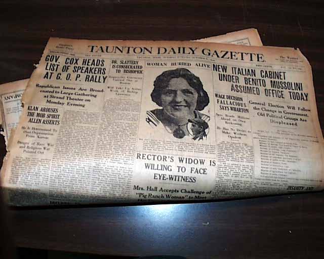 Benito Mussolini Becomes Dictator In 1922... - RareNewspapers.com