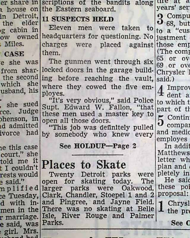 The Great Brink's Robbery in Boston, Massachusetts... - RareNewspapers.com