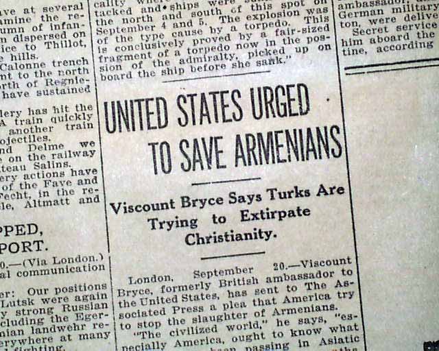 Armenian Genocide in 1915... - RareNewspapers.com