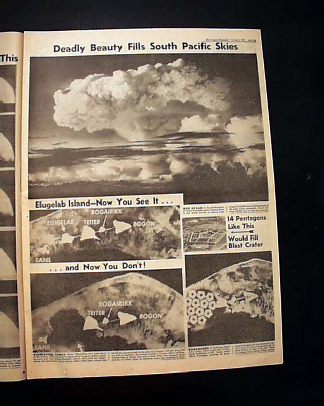 Dramatic issue on the hydrogen bomb... - RareNewspapers.com