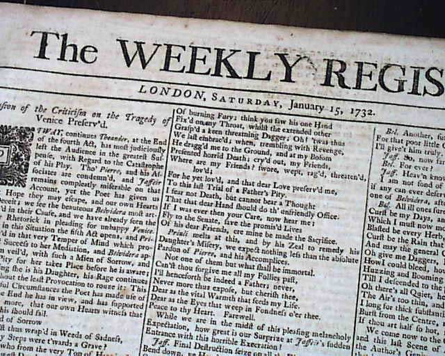 William Cosby becomes governor of New York... - RareNewspapers.com