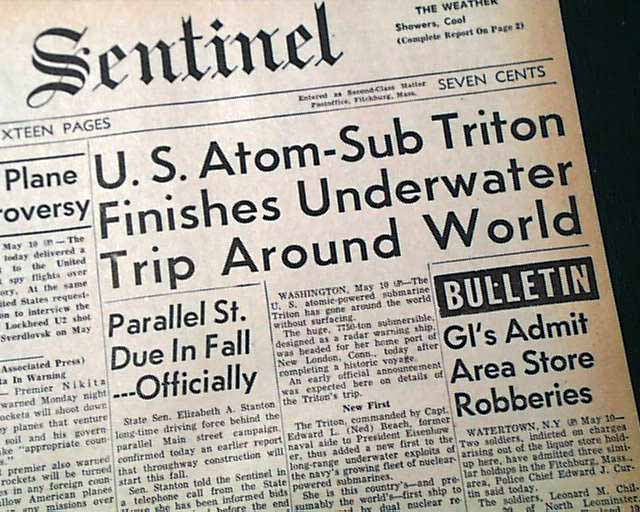 USS Triton... - RareNewspapers.com