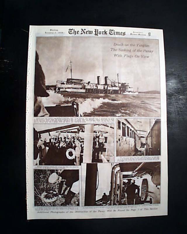 USS Panay incident photos.... - RareNewspapers.com
