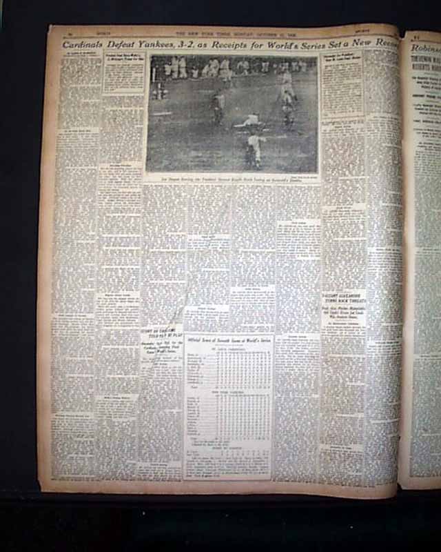 1926 World Series Championship... St. Louis Cardinals vs. New York ...