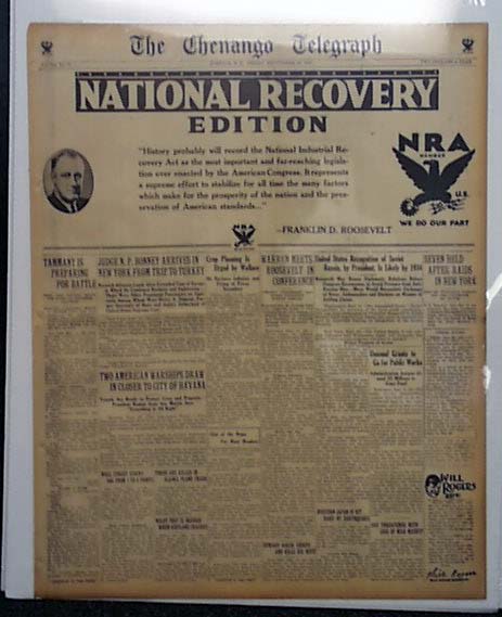 National Industrial Recovery Act... - RareNewspapers.com