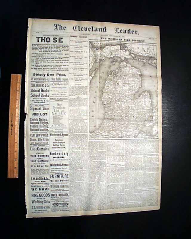 The great 1881 Thumb Fire in Michigan... - RareNewspapers.com