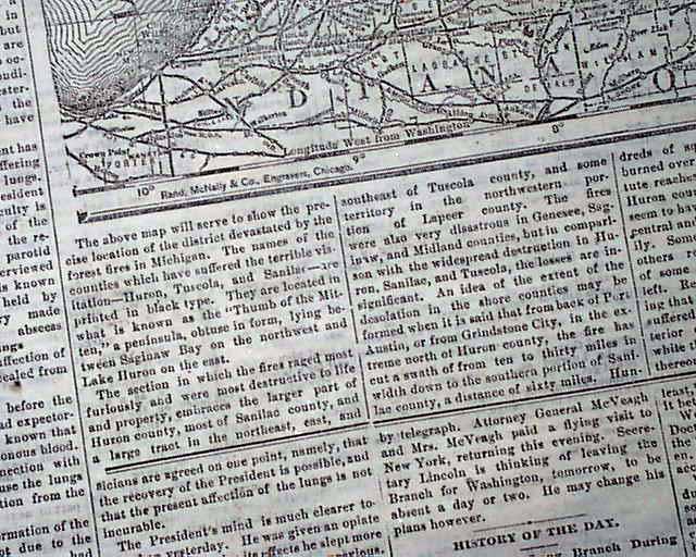 The great 1881 Thumb Fire in Michigan... - RareNewspapers.com