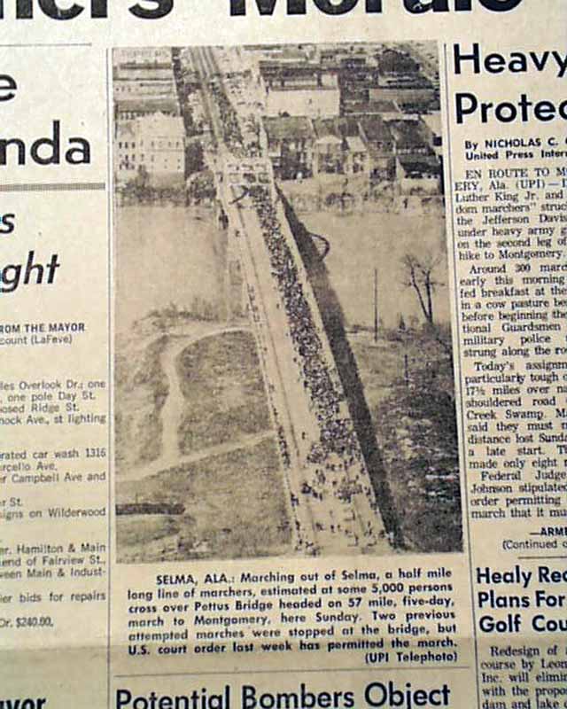 1st Selma to Montgomery march in 1965.... - RareNewspapers.com