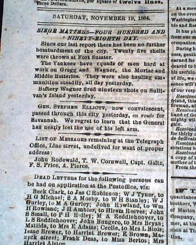 Sherman, and more: in a Confederate newspaper... - RareNewspapers.com