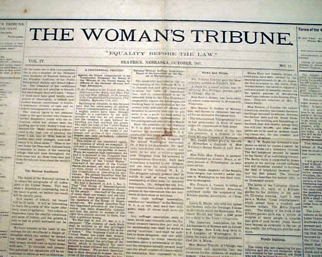 Focused on women's rights... - RareNewspapers.com