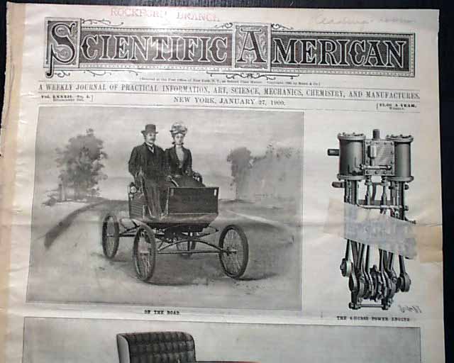 Beginning of the automobile age... - RareNewspapers.com