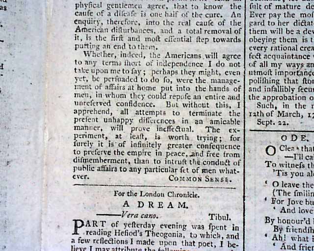 Much reporting on the Revolutionary War... - RareNewspapers.com