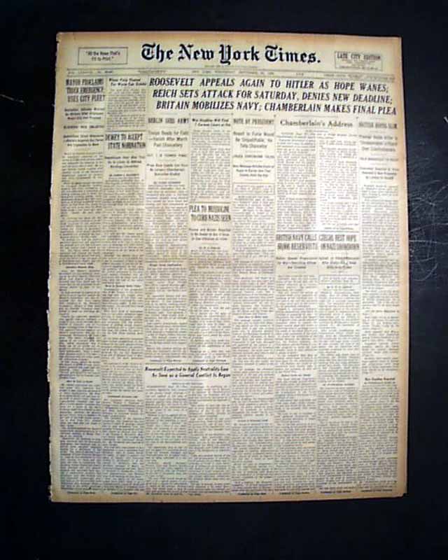 Neville Chamberlain on Appeasement speech.... - RareNewspapers.com