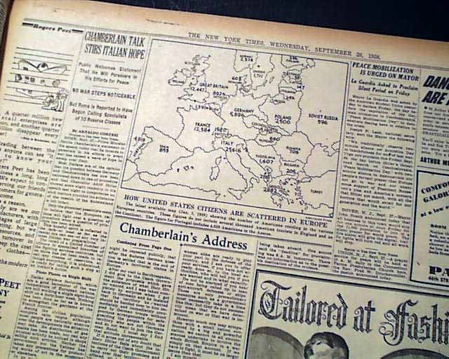 Neville Chamberlain on Appeasement speech.... - RareNewspapers.com