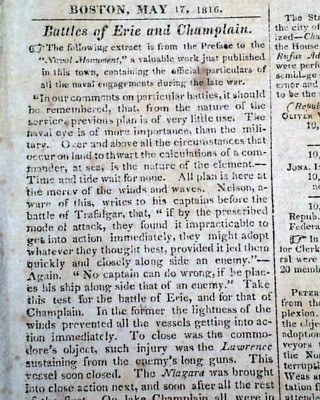 Reflections upon the War of 1812... - RareNewspapers.com