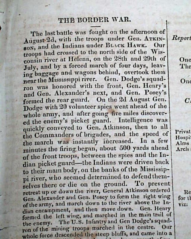 The Black Hawk War... - RareNewspapers.com