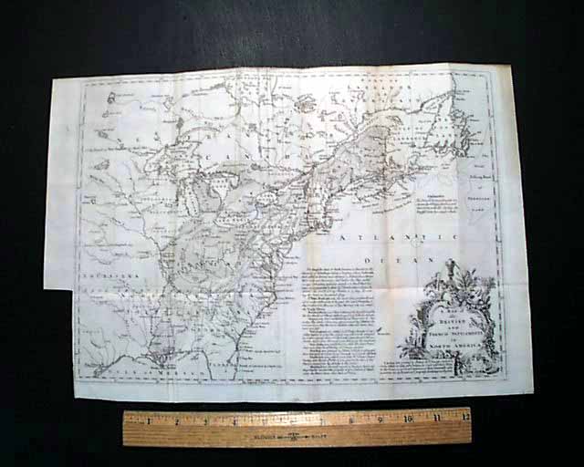 Early mention of George Washington... Map of the colonies from 1755 ...