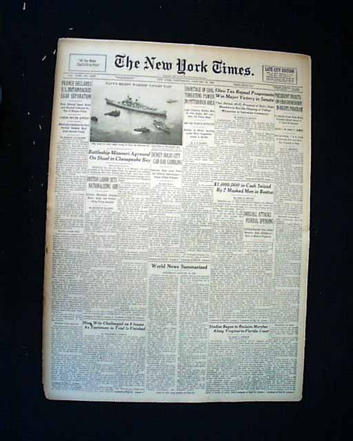 1950 Boston Brinks Robbery... - RareNewspapers.com