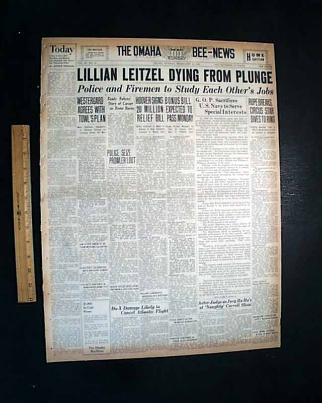 1931 Lillian Leitzel accidental death.... - RareNewspapers.com