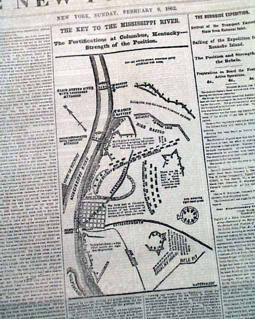 Map shows details of Columbus, Kentucky... - RareNewspapers.com