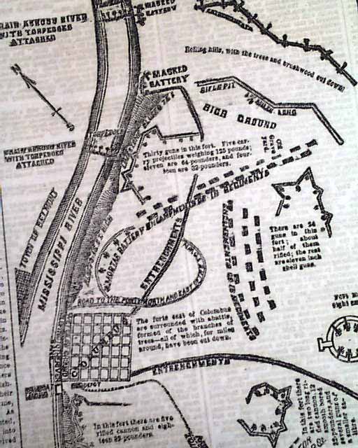 Map shows details of Columbus, Kentucky... - RareNewspapers.com