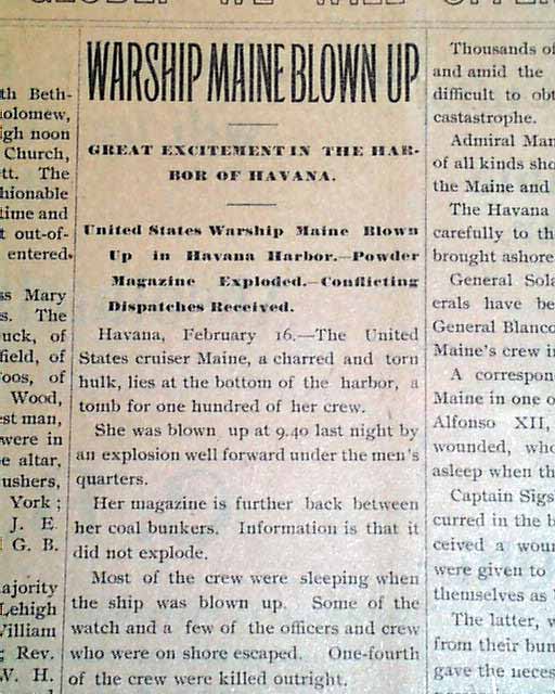 Historic Newspapers For Sale - Original Rare Newspapers ...