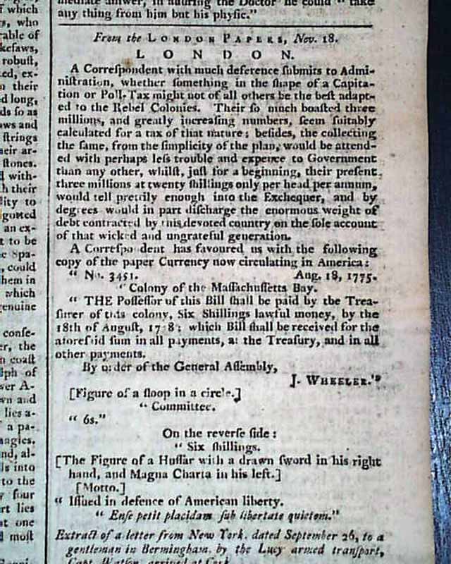 Much reporting on the Revolutionary War... - RareNewspapers.com