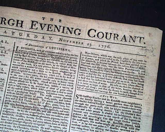 Much reporting on the Revolutionary War... - RareNewspapers.com