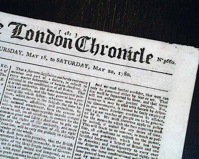 A perspective on the Revolutionary War... - RareNewspapers.com