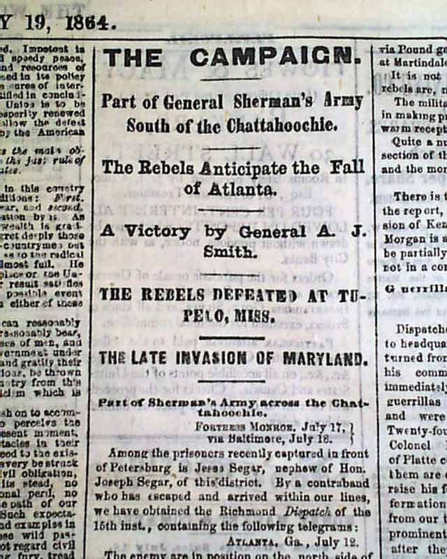 Lincoln calls a draft for 500,000 more soldiers... - RareNewspapers.com